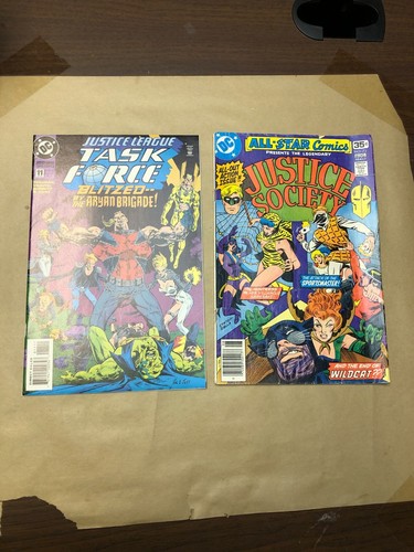 Justice League Task Force #11 & Justice Society #73 - DC Comics --SF | eBay