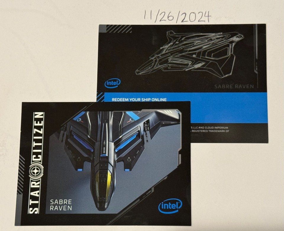 Aegis Sabre Raven Unused Code - Star Citizen | eBay