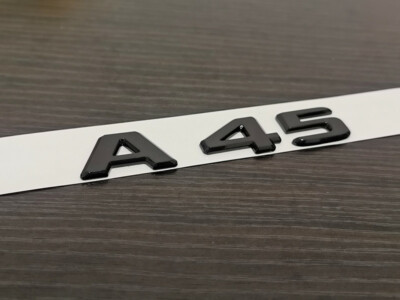 Gloss Black A45 Replacement Decal Badge Sticker For Mercedes-Benz A45 ...