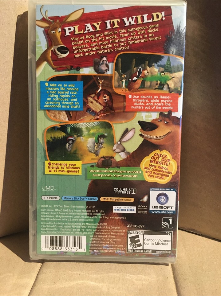 Open Season PSP Sony. Brand New. Factory Sealed | eBay