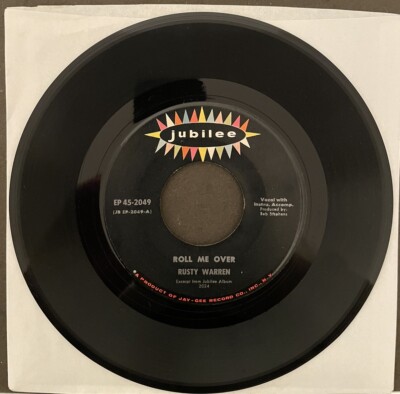 Rusty Warren- Roll Me Over / Do It Now / Twist Blues- 7" Vinyl Single ...