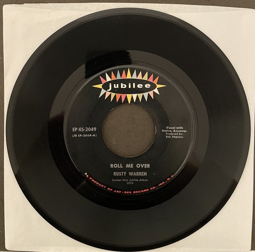 Rusty Warren- Roll Me Over / Do It Now / Twist Blues- 7" Vinyl Single ...