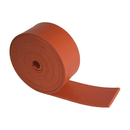 DOBTIM Red Rubber Strips 1/8 (.125)" Thick X 2" Wide X 10'Long, Solid ...