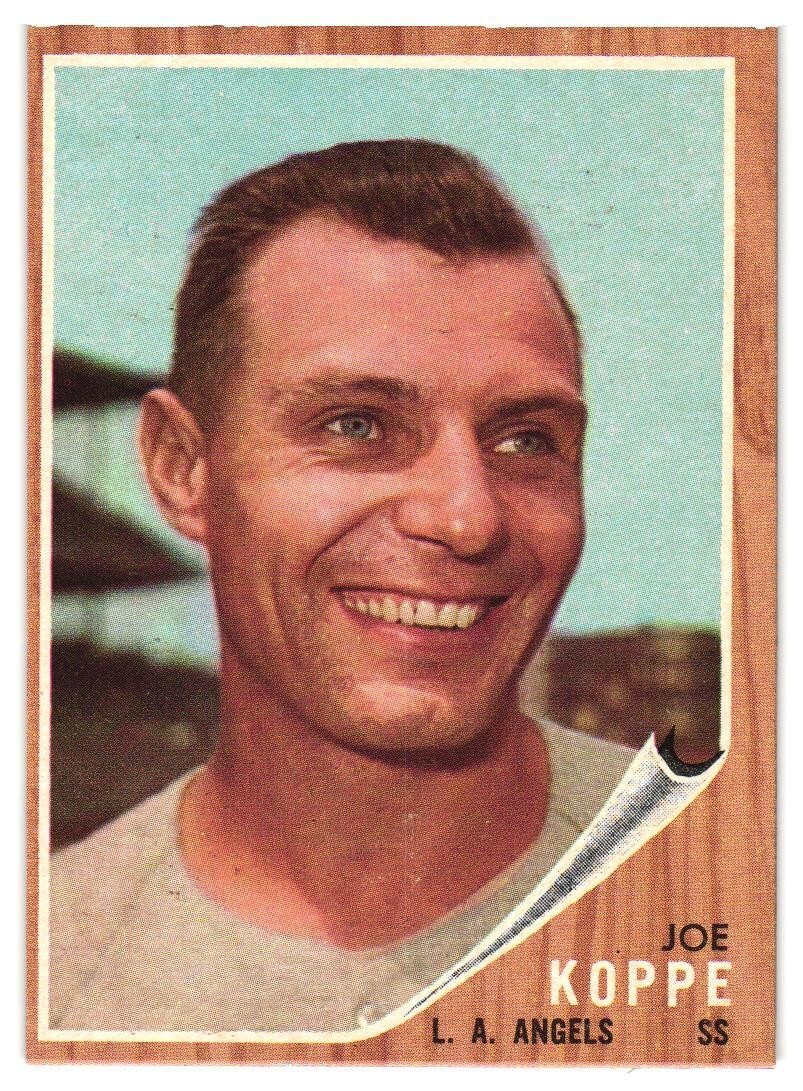 1962 Topps Baseball #39, Joe Koppe, Los Angeles Angels - EX/MT | eBay