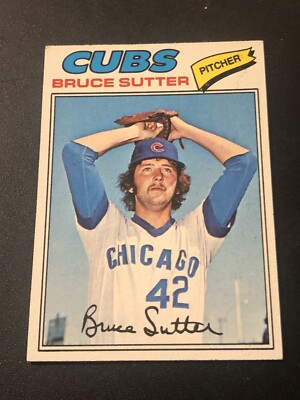 1977 Topps Bruce Sutter #144 Rookie RC HOF EXMT | eBay