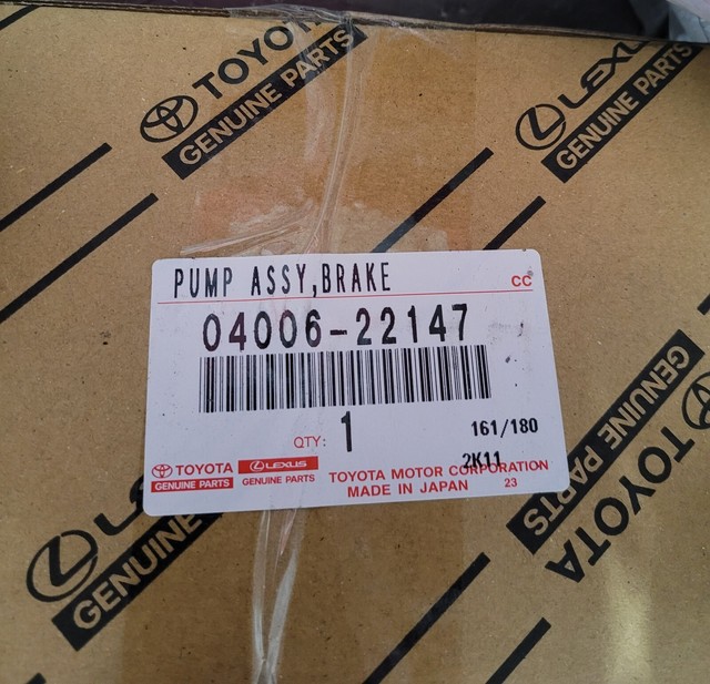 OEM Genuine Toyota Pump Assembly Brake Boo 04006-22147 for sale online ...