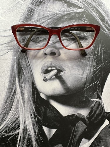 Fendi Italy F1034 604 52-15-135 Red/Brown Full Rim Frame W/vintage 80s Case! | eBay