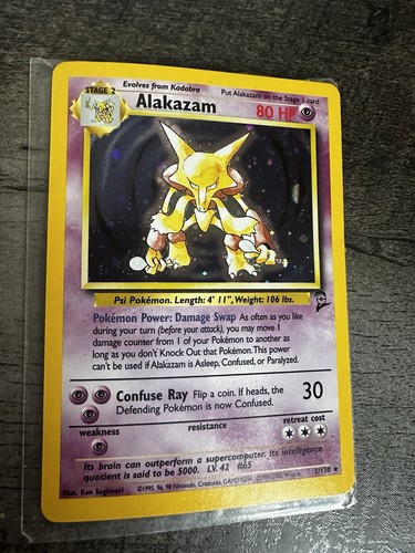 Alakazam 001/130 Base Set 2 Holo MINT | eBay