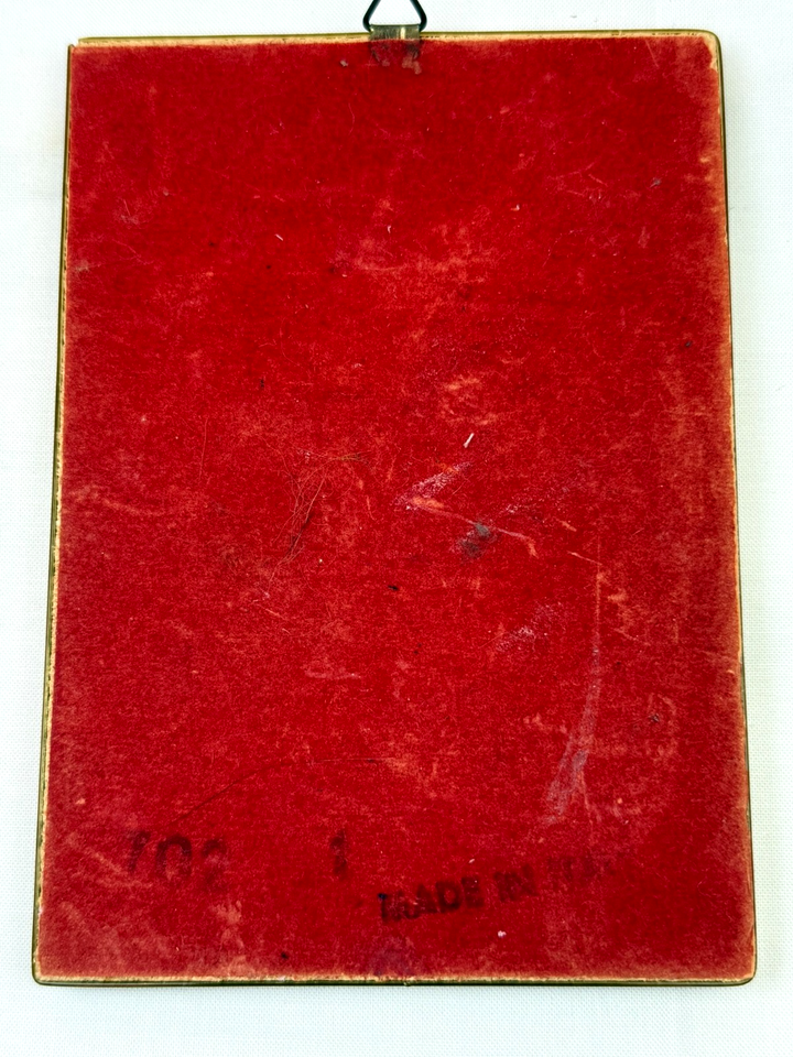 Vintage Holy Family Wood Plaque Madonna Child Saint Joseph Italy | eBay