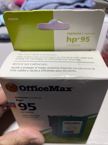 OfficeMax Replaces HP 95 C8766WN Genuine Tri-Color Ink Cartridge NEW ...