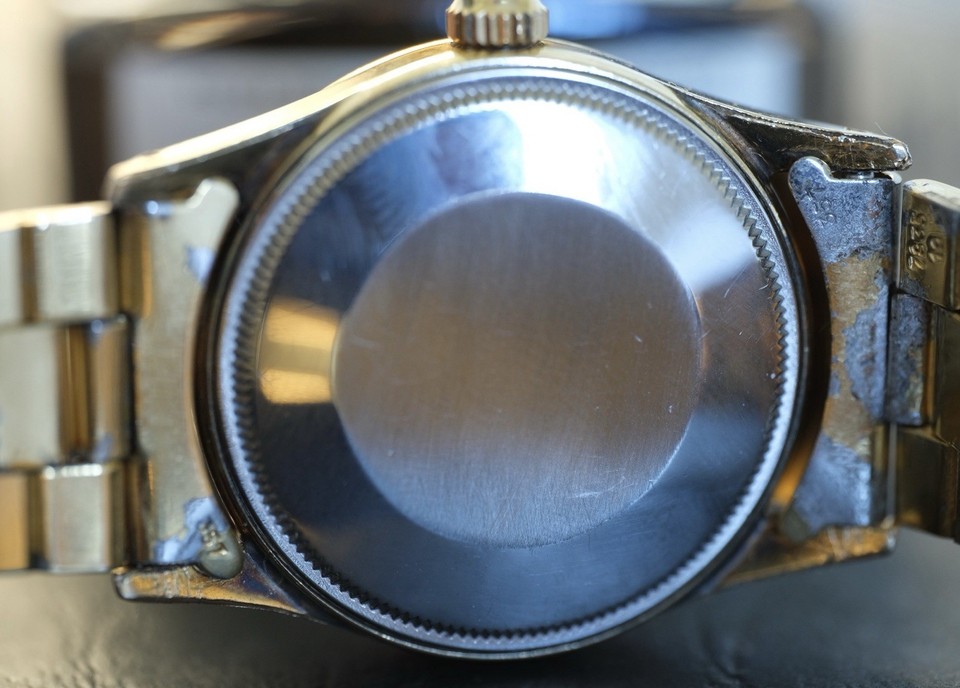 Vintage ROLEX Air King 5506 Gold Capped w/ Plated Rolex Bracelet ...