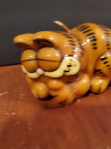 Vintage 1980's JAPAN Garfield Orange Candle Napping Cat with Smirk | eBay