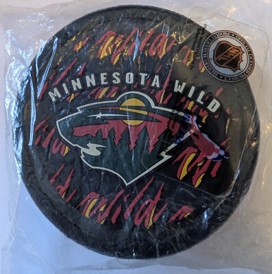 Very rare Minnesota Wild Fire Puck | eBay