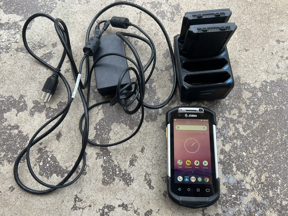 Zebra TC70x Rugged Scanner, Android, 2D/1D Barcode Reader W/ Quad ...