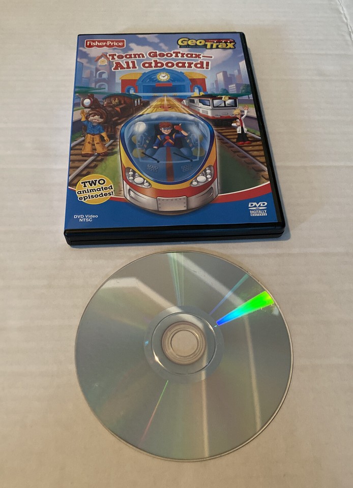 Team GeoTrax - All Aboard! (DVD) Fisher-Price - Four Animated Episodes ...