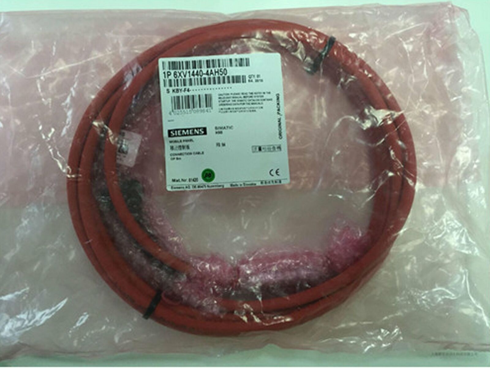 1PC NEW Siemens 6XV1 440-4AH50 Cable for Mobile Panels (MPI/PROFIBUS ...
