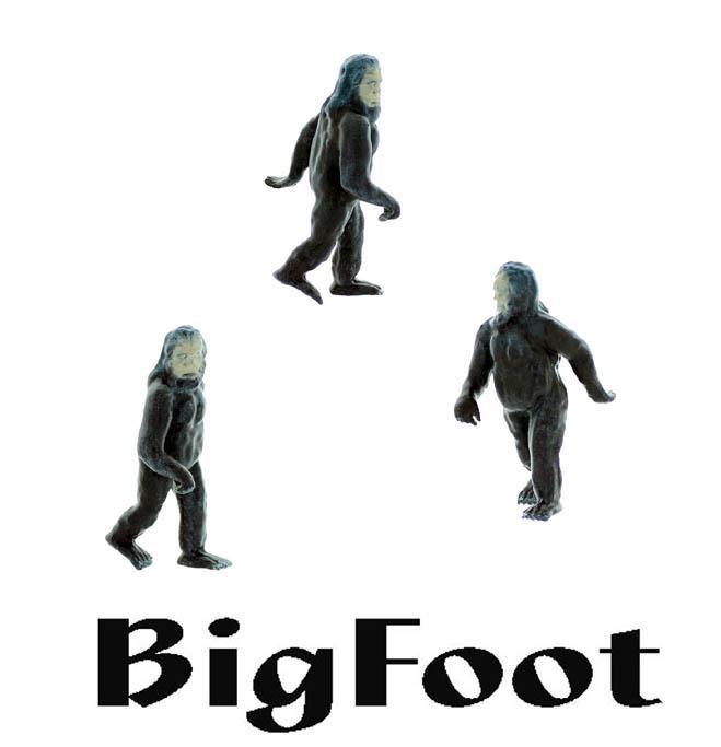 Ahhhh it’s BIGFOOT run for it ...HO Scale Creature 1/87 scale figure | eBay