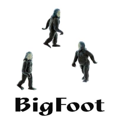 Ahhhh it’s BIGFOOT run for it ...HO Scale Creature 1/87 scale figure | eBay