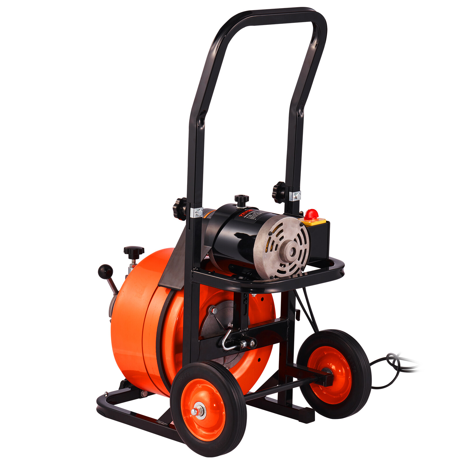 Sewer Machine Drain Cleaner 100' x 1/2" 550W Sewer Cleaning Clog w ...