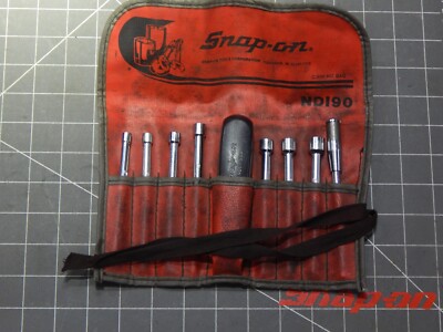 Snap On 9Pc Interchangeable Blade Nut Driver Nutdriver Set 3/16" 3/8 ...