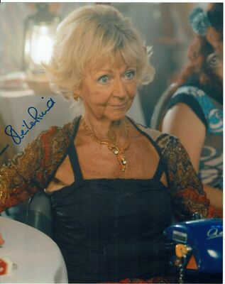 hand signed original autograph photo Sheila Reid UK comedy BENIDORM 8X ...