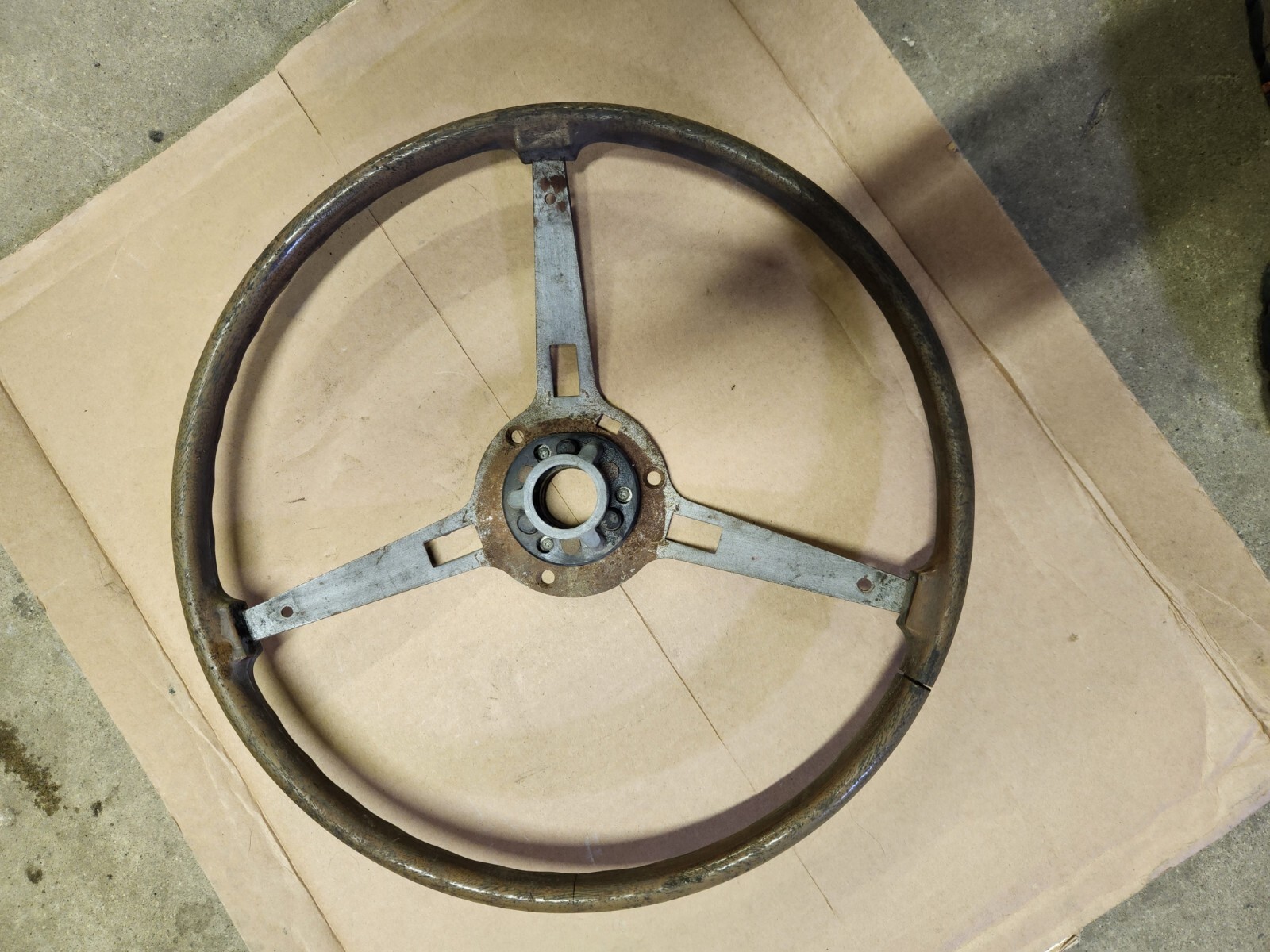 E-body Mopar Wood Grain Steering Wheel 1970 Dodge Challenger Plymouth ...