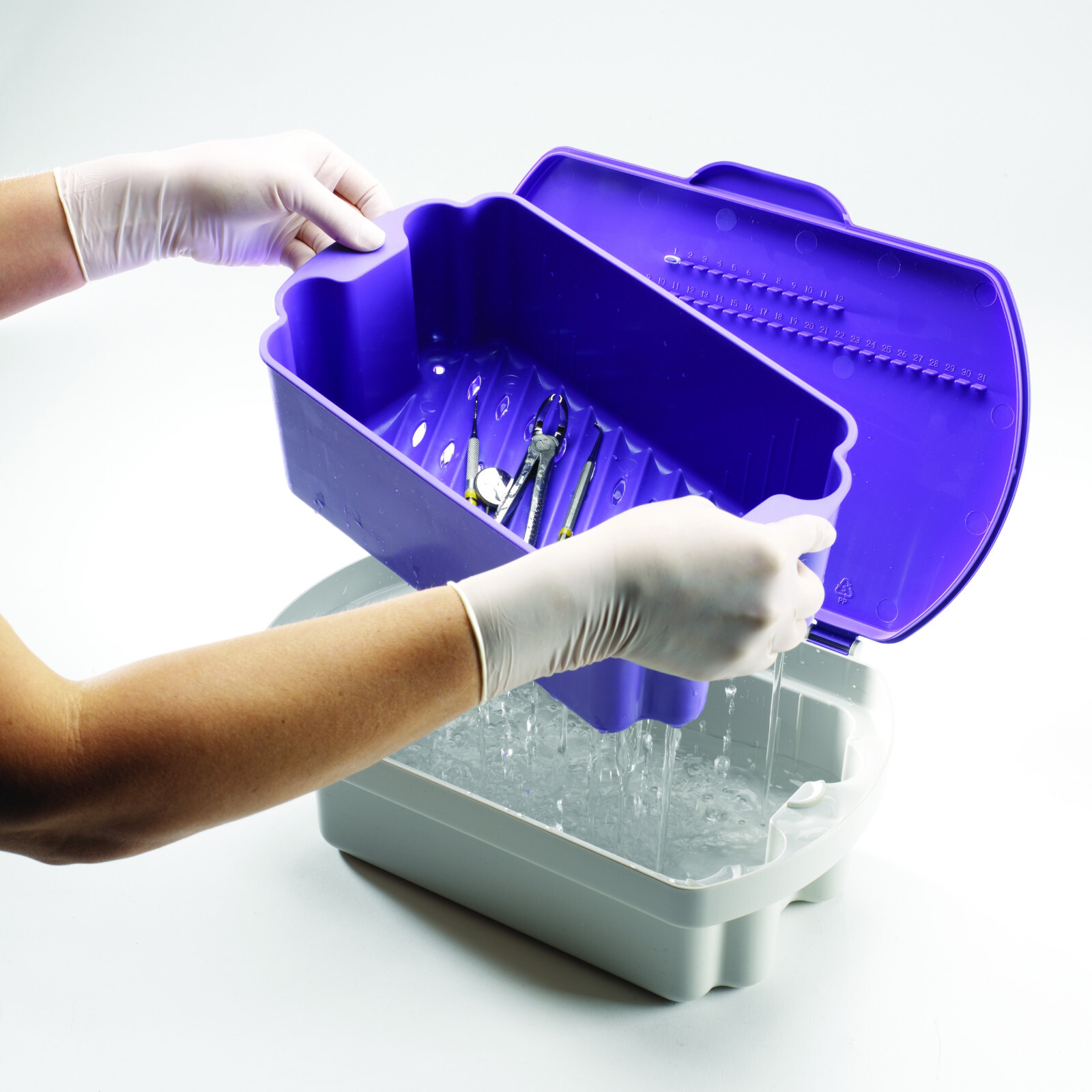 Blue* Germicide Tray for the Cold Sterilization of Dental, Tattoo ...