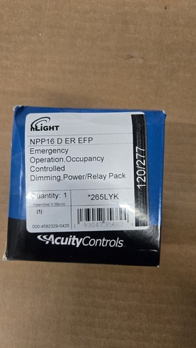 Acuity Controls nLight NPP16 D EFP Dimming Power/Relay Pack | *265LYJ ...