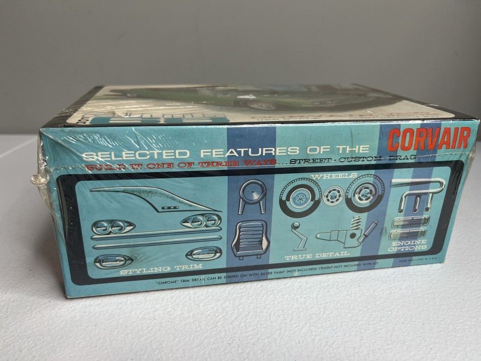 *RARE! Vtg AMT 1968 CORVAIR YENKO STINGER Model KIT #2 | eBay