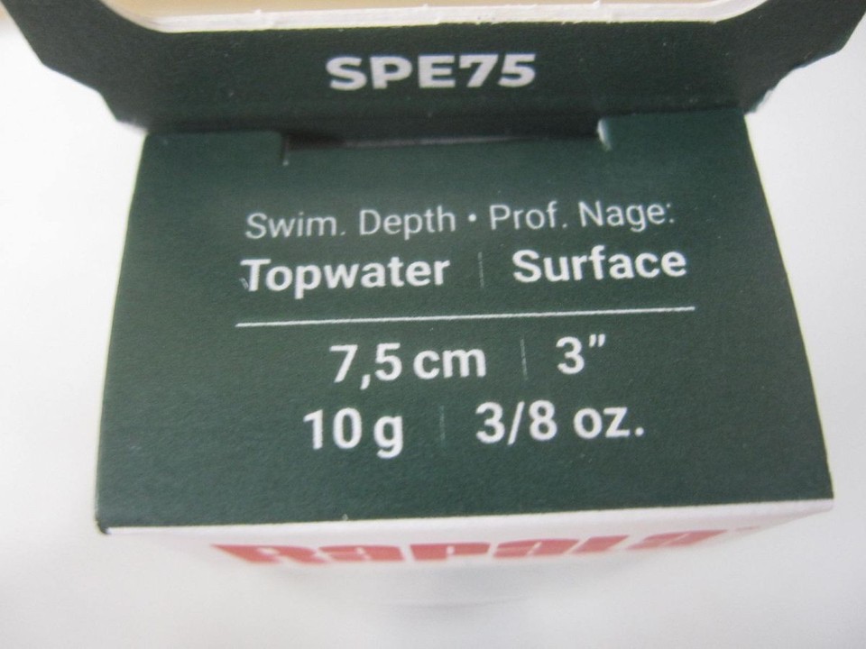 Rapala Skitter Pop Elite 75 GDGGH SPE75 New Glasgow | eBay Australia