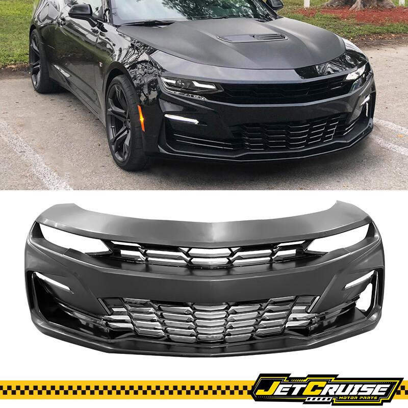 Fits 19-24 Chevy Camaro LS LT LT1 Only 19 SS Style Front Bumper Cover ...