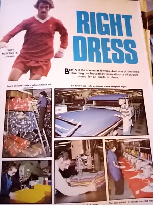 Xm54 Ephemera 1979 Football Article Behind The Scenes At Umbro | eBay UK