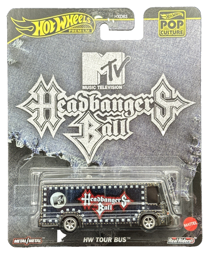 Hot Wheels Premium 2025 HW Pop Culture Headbangers Ball HW Tour Bus MTV | eBay