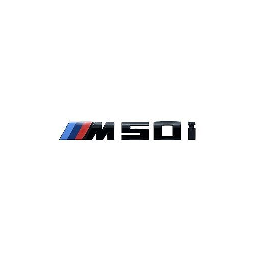 GENUINE BMW G05 X5 M50i GLOSS BLACK BADGE EMBLEM LETTERING 51142472839 ...