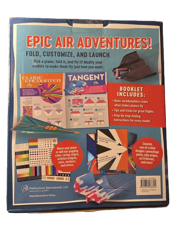 Paper Airplane Kit -100 Airplanes To Fold And Fly | eBay