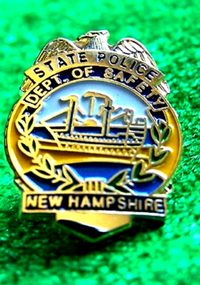 NH NEW HAMPSHIRE STATE POLICE MINI BADGE PIN - NEW POLICE LAPEL PIN | eBay