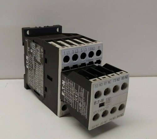 GUARANTEED GOOD! EATON 110/120V 12A CONTACTOR & 6A MINI CONTACTOR ...
