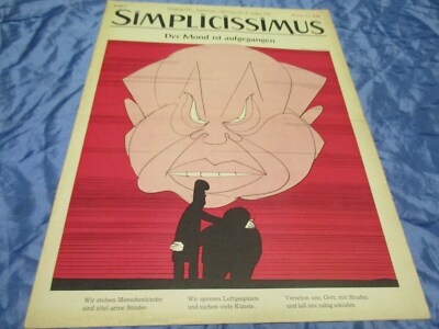 Simplicissimus , 24. August 1963 , Zeitschrift für Politik , Karikatur ...