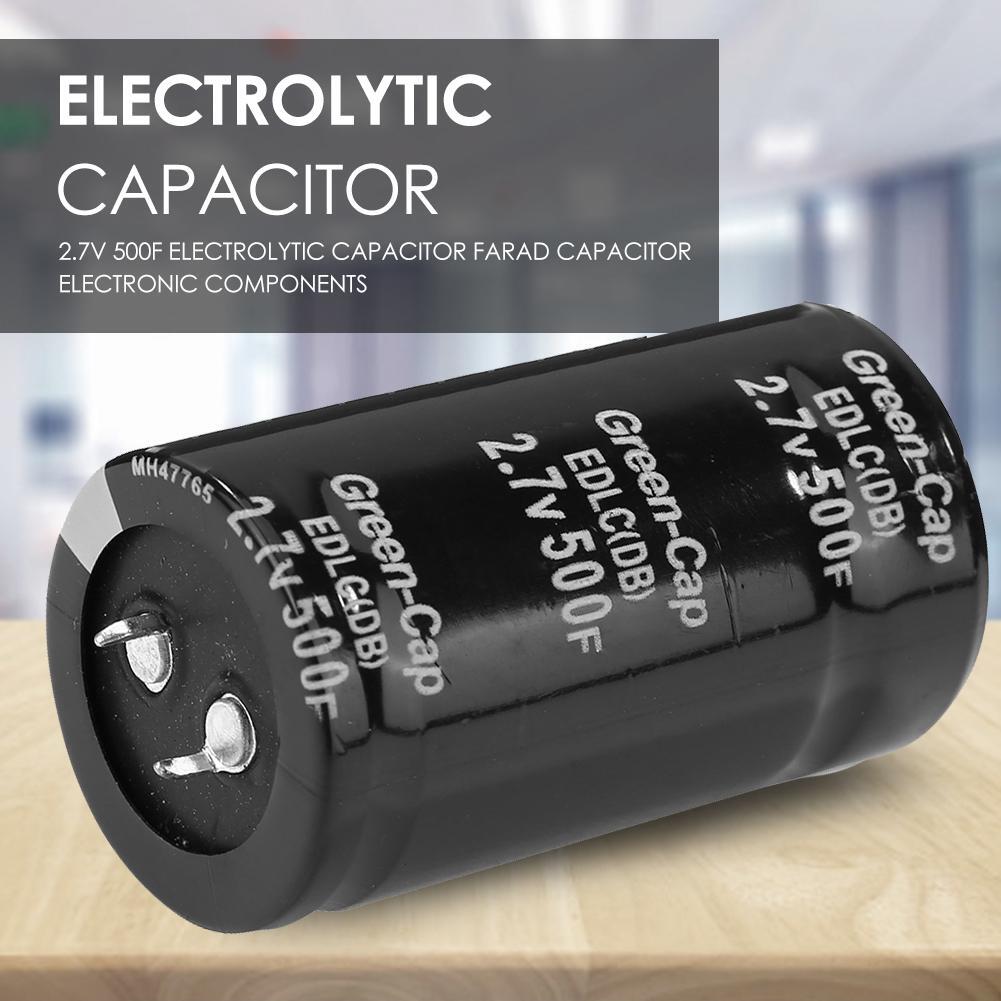 AU 2.7V 500F Electrolytic Capacitor Farad Capacitor Electronic Components | eBay