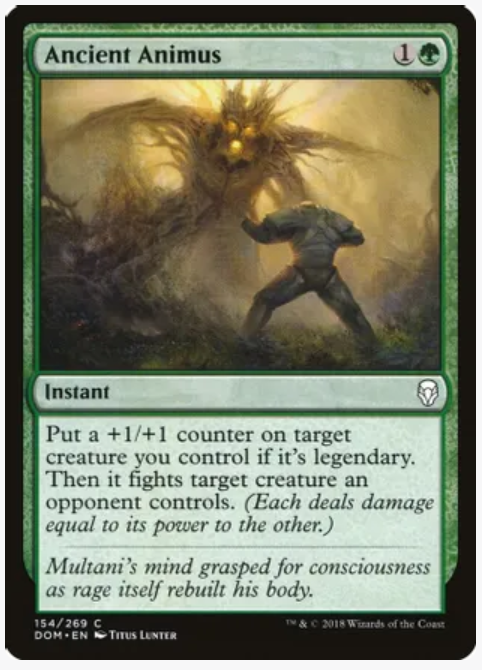 Magic the Gathering Cards Ancient Animus (4x) PLAYSET MtG Dominaria NM ...