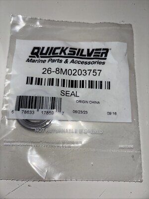 26-8M0203757 NEW GENUINE OEM MERCURY QUICKSILVER OIL SEAL 8M0203757 LOT ...