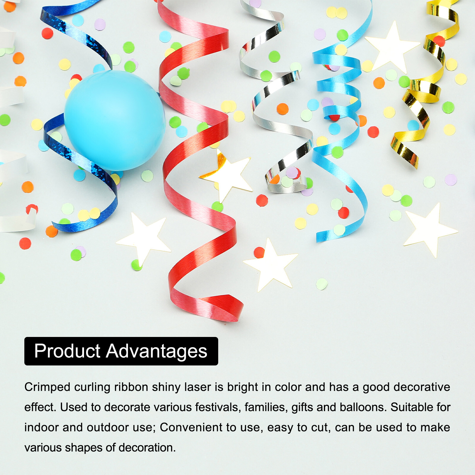 Bouclage Ruban Ballon Corde Métallique 5mm 10m 6 Rouleau Artisanats ...