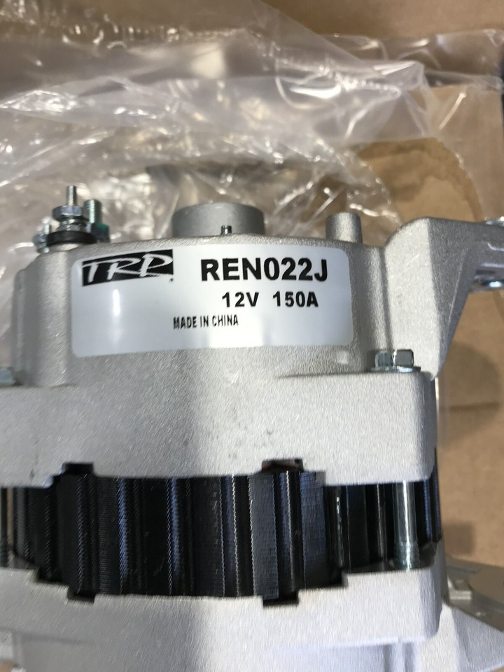 TRP REN022J 12 Volt Alternator - 150 amp J Mount 105C HEAVY DUTY ...