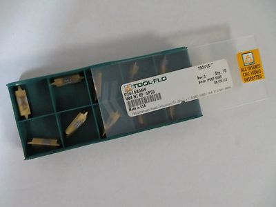 10 pcs TOOL-FLO V84 NT 8P ACME Grade GP50 Carbide Threading Inserts EDP ...
