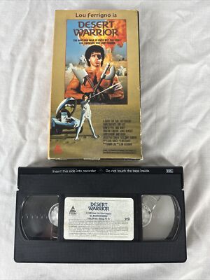 Desert Warrior VHS Lou Ferrigno Shari Shattuck Tony East Kenneth Peer ...