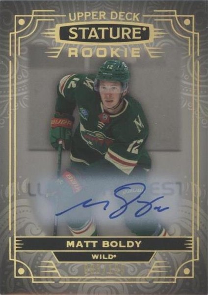 2022-23 Upper Deck Stature - Rookies Autographs #101 Matt Boldy /199 ...