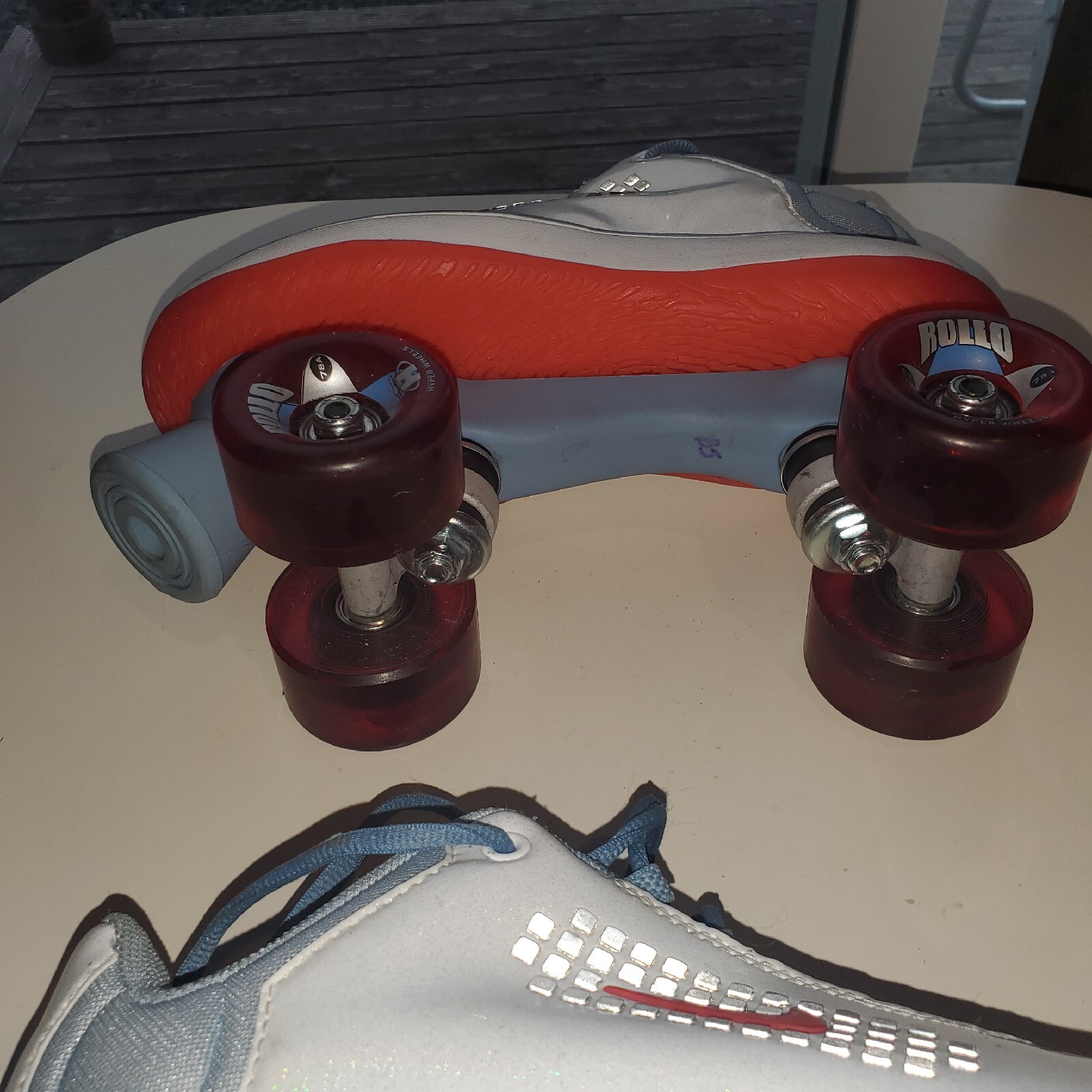 Vintage Retro NIKE Beachcomber Derby Roller Skates Rollo Hyper Wheels ...