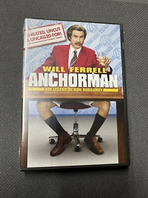 Anchorman DVD New Sealed Unrated Uncut Ron Burgundy | eBay