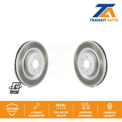 Rear Coated Disc Brake Rotors Pair For 2012-2021 Nissan NV2500 NV3500 ...