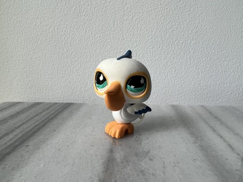Littlest Pet Shop #517 White Pelican Bird Seaside Celebration Authentic ...